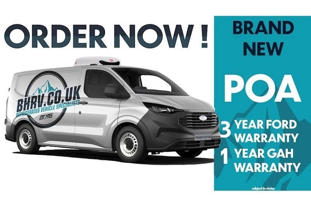 2024 73 REG All New Ford Transit Custom L1 Leader Refrigerated Chiller ...