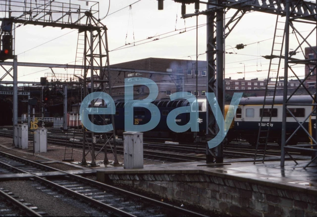 35MM RAILWAY SLIDE of Class 55 Deltic 55007 @ Kings Cross Copyright to ...