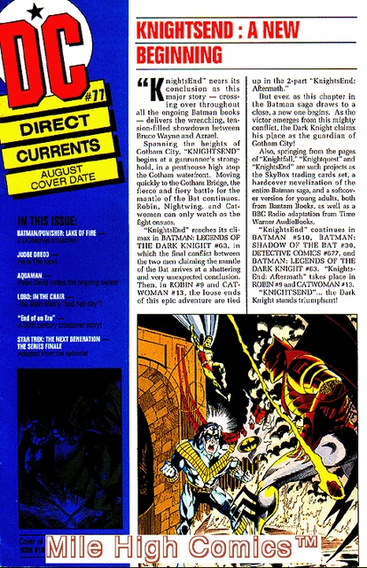 DC DIRECT CURRENTS (1988 Series) #77 Fine Comics Book EUR 5,15 ...