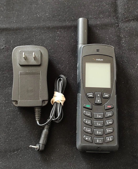 IRIDIUM 9555 SATELLITE Phone, Battery & Charger - Excellent Condition ...