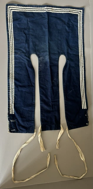 W.W.2 ROYAL NAVY Seaman Blue Square Rig Collar Genuine Used Good Fresh ...