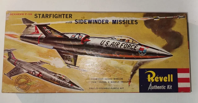 REVELL LOCKHEED F-104 Starfighter with Sidewinder Missiles Sidewinders ...