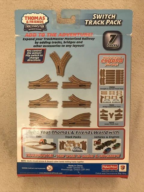 THOMAS & FRIENDS trackmaster Switch Track Pack raro nuovo con scatola ...