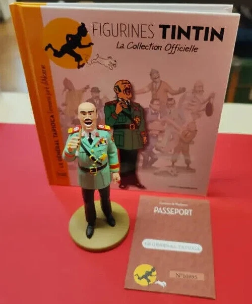 FIGURINE TINTIN COLLECTION Officielle- Le Général Tapioca l'ennemi juré ...