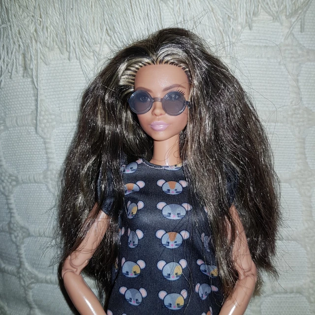 BARBIE SIGNATURE LOOKS doll #1 Lena Made To Move, Redressed Outfit ...