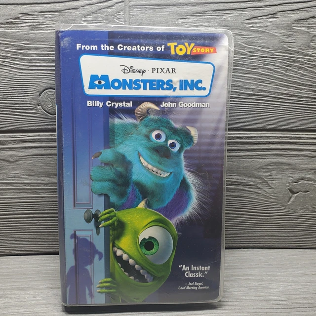 MONSTERS, INC. (VHS, 2002) Clear Clam Shell Blue Tape £4.62 - PicClick UK