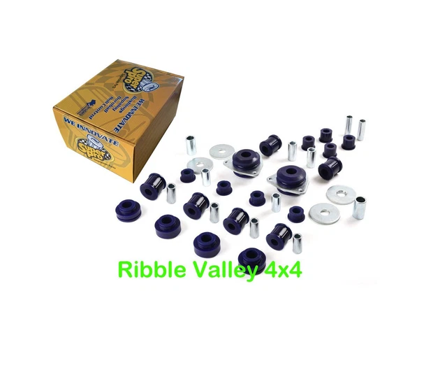 LAND ROVER DEFENDER 300Tdi Poly Bush Kit Superpro Polyurethane Bushes ...