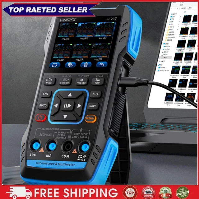 MINI OSCILLOSCOPE MULTIMETER 3 in 1 Signal Generator 10MHZ 50MS/s ...