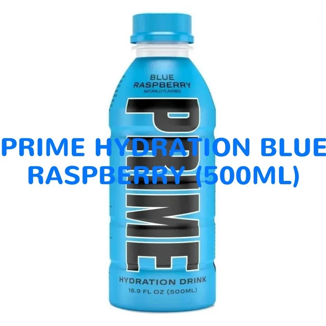 PRIME HYDRATION ENERGY Drink -Blue Raspberry (500ml)- By Logan Paul ...