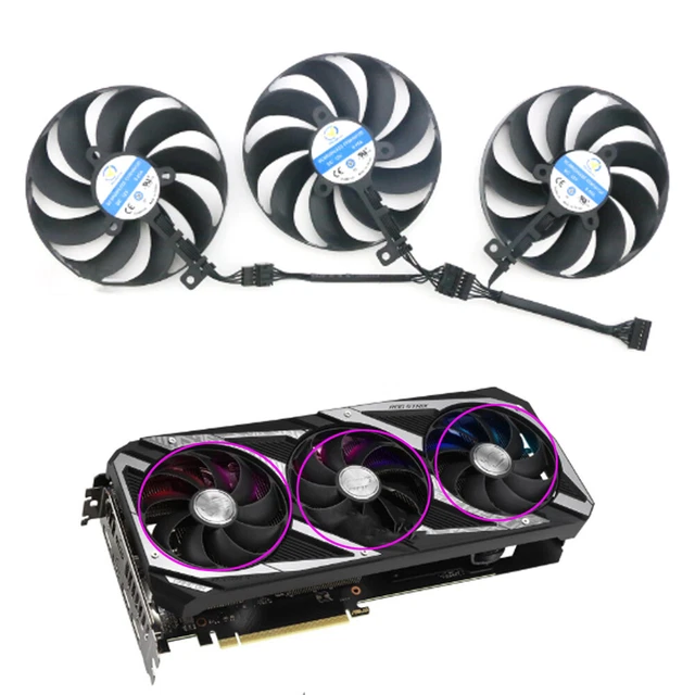 CF9010U12D GRAPHICS CARD Cooling fan for ASUS RTX3060 3050 ROG STRIX ...