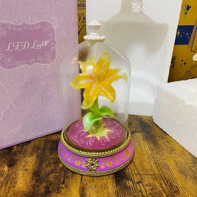 DISNEY STORE TANGLED Rapunzel 10th Anniversary Magic Flower Led Light ...