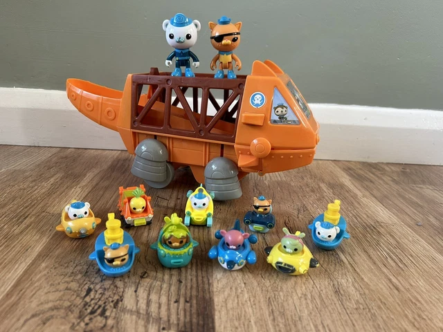OCTONAUTS GUP G Speeders Launcher Giant Salamander 9 Speeders & Figures ...