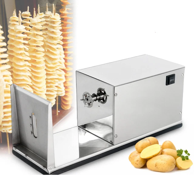 SPIRAL TORNADO POTATO Cutter Electric Potato Tower Chip Twister ...