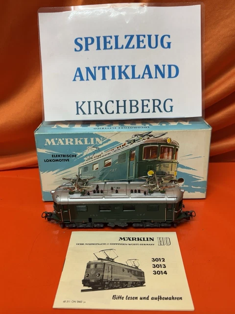 ALT MÄRKLIN H0 3014 E-Lok Re 4/4 427 der SBB CFF OVP Metall RET 800 EUR 143,81 - PicClick DE