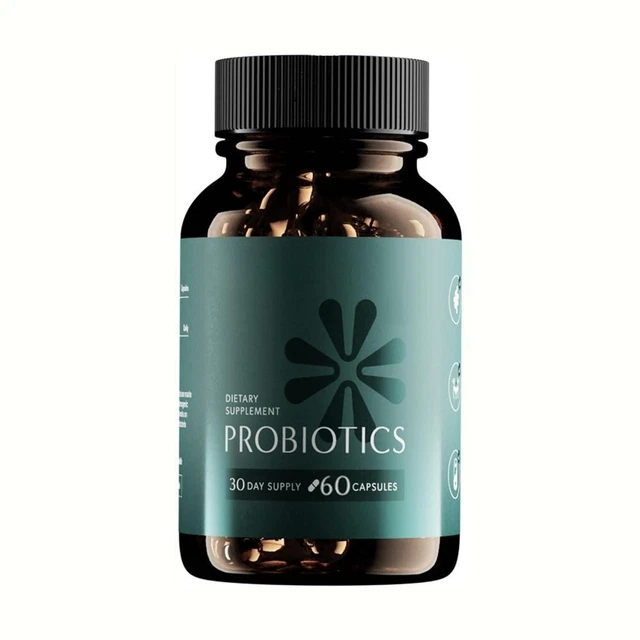 PROBIOTICS SUPPLEMENT 3-IN-1 Digestive Health & Gut Balance 60 Capsules ...