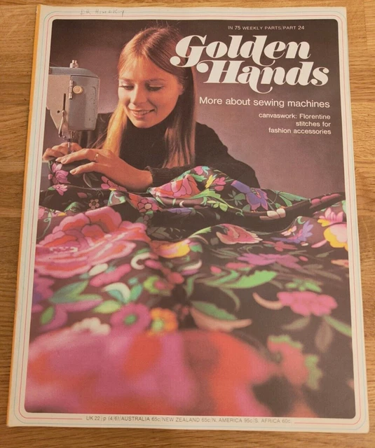 MAGAZINE - GOLDEN Hands Encyclopaedia Of Crafts 1975 Marshall Cavendish ...