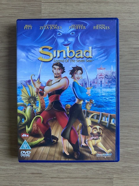 SINBAD LEGEND OF The Seven Seas DVD Region 2 Excellent Used Condition ...