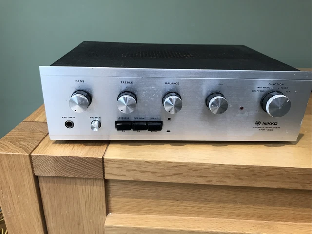 VINTAGE NIKKO STEREO Amplifier TRM-300 - Japan Working Hi-fi Rugged ...