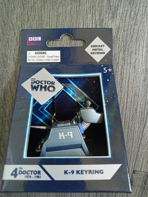 DOCTOR WHO K-9 (Fourth Dr) Die Cast Metal Keyring Fourth Doctor In Box ...
