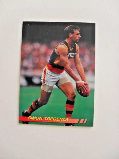 ADELAIDE CROWS FOOTBALL Club Simon Tregenza AFL 1990s Select Card ...