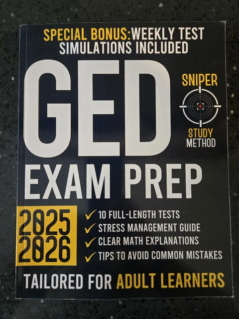 GED EXAM PREP 2025/2026: The Most Complete Guide with 10 Tests - NEW ...