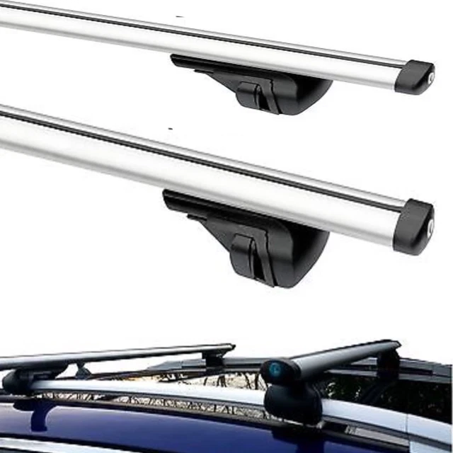 ALUMINIUM ROOF BARS Rack clamps 60kg to fit BMW 3 Series Touring E91 ...