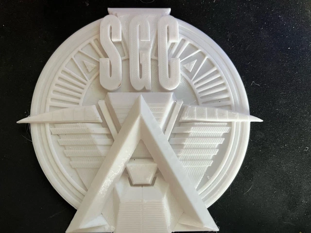 STARGATE COMMAND SGC Logo SG1 Model Prop Fan Geek Gift Atlantis SG-1 ...