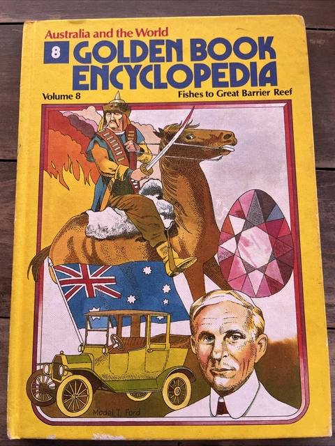 GOLDEN BOOK ENCYC Vol 8 Australia & The World - Fishes To Great Barrier ...