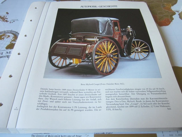 DEUTSCHES AUTOMOBIL ARCHIV 1 Geschichte 1012 Benz Mylord Coupe 1889 EUR ...
