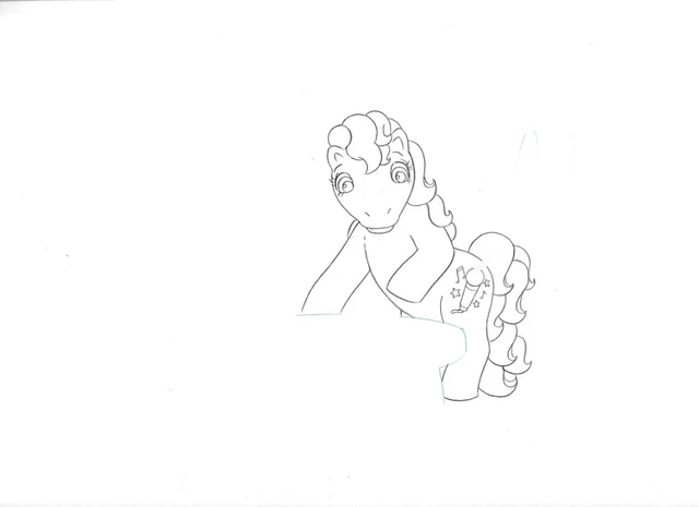 MY LITTLE PONY TAILS Cartoon Animation Production Pencil Drawing MLPT ...