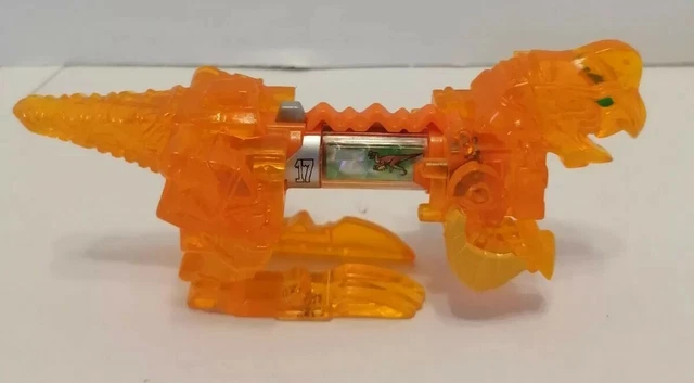 POWER RANGERS DINO Charge ENERGEM orange OVIRAPTOR #17 With Holder ...