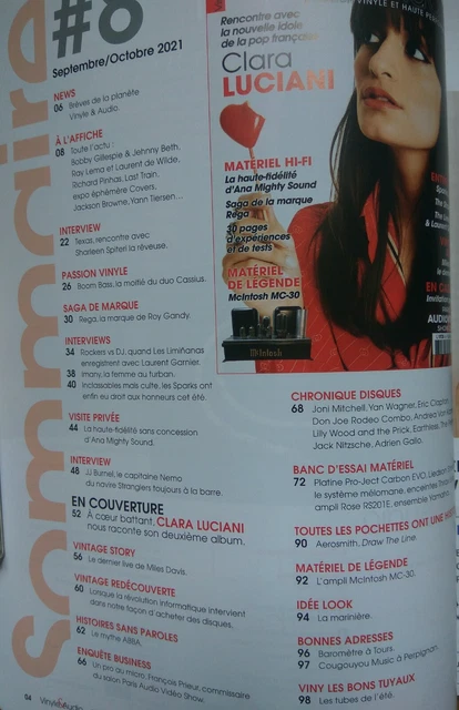 CLARA LUCIANI SPARKS Texas Stranglers Miles Davis Jackson Brown Richard ...