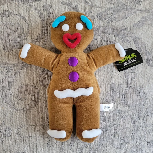 SHREK THE MUSICAL Gingerbread Man puppet soft toy Plush £12.00 ...