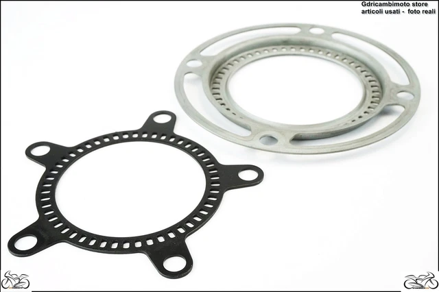 RUOTE FONICHE ABS anteriore e posteriore originali Honda CB 650 R 2019 ...