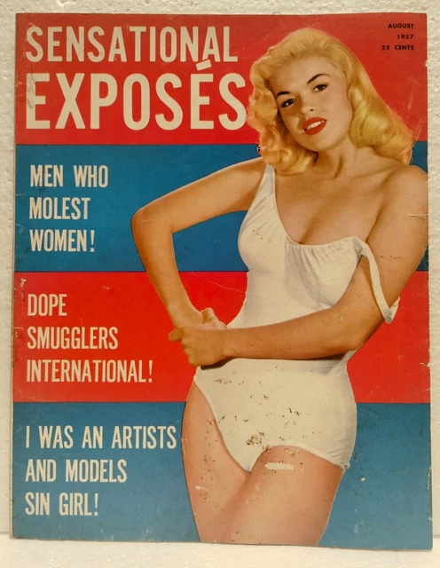 SENSATIONAL EXPOSES MAGAZINE 1957 Stunning Jayne Mansfield Cover Good Condition £12.00 - PicClick UK