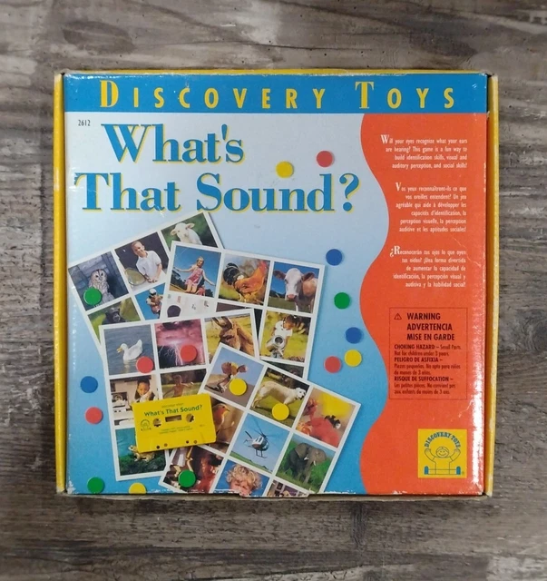 VINTAGE DISCOVERY TOYS What's That Sound? Cassette Tape 2001 Complete ...