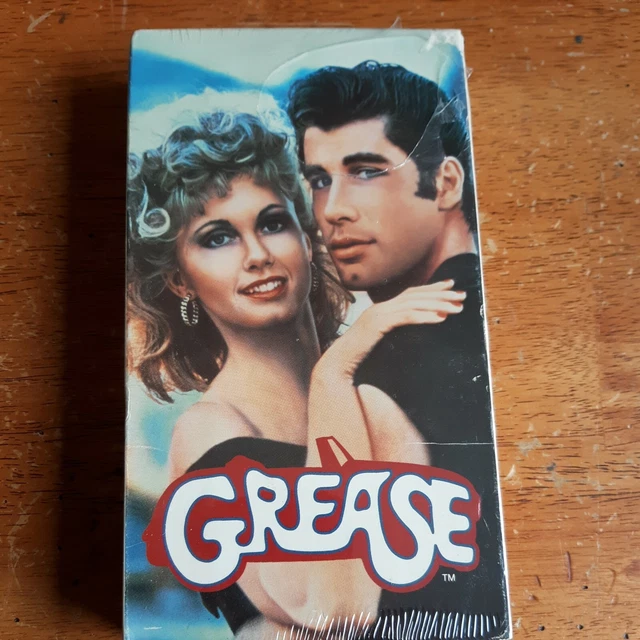 GREASE VHS 1977, John Travolta. OLIVIA NEWTON-JOHN, Factory SEALED NEW ...