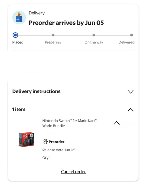NINTENDO SWITCH 2 + Mario Kart World Bundle - Multi *PRESALE* Ships ...