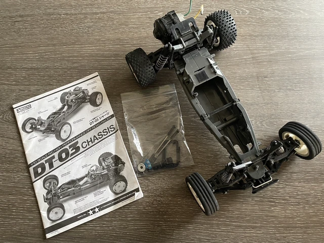 TAMIYA DT03 2WD Chassis, Used £40.00 - PicClick UK