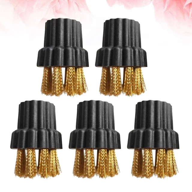 5 PCS MULTI-PURPOSE Scrubber Grill Steam Cleaner Heads Brush ...