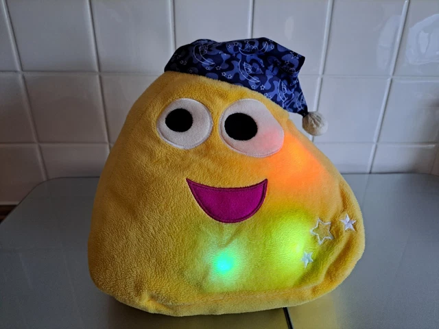 CBEEBIES MUSICAL SINGING Light Up Yellow Sleepy Squidge Plush Soft Toy ...