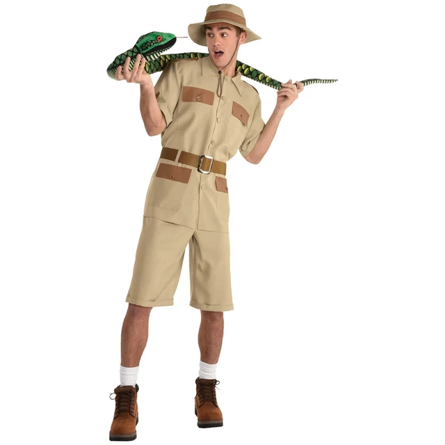 AMSCAN SAFARI GUIDE Steve Irwin Crocodile Hunter Uniforme Mens ...