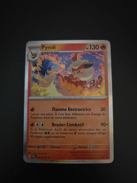 CARTE POKÉMON PYROLI 013/131 Holo Rare Evolutions Prismatiques EV8.5 ...