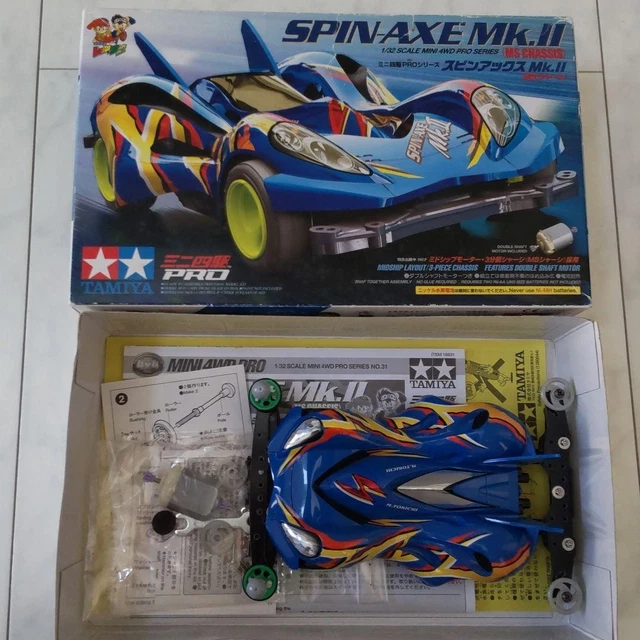 TAMIYA MINI 4WD Pro Spin-Axe Mk.Ii reparaturbedürftig EUR 91,55 ...