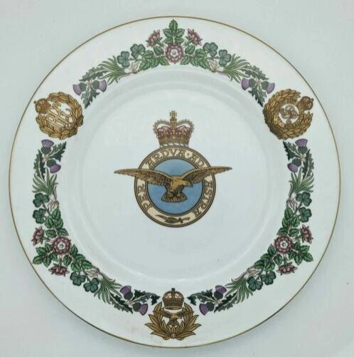 RAF 50TH ANNIVERSARY Commemorative Plate Limited Edition Signed ...
