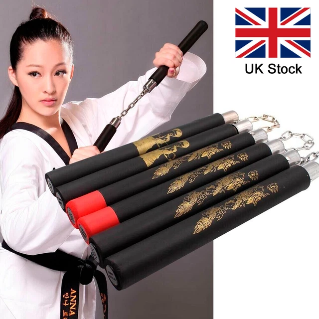 FOAM NUNCHUCK STICK Nunchakus Martial Arts Kung Fu Training Practice ...