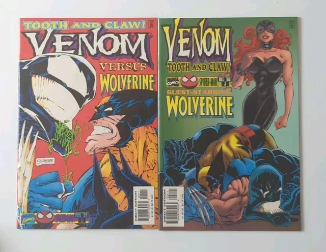 1996 MARVEL VENOM Vs. Wolverine: Tooth & Claw #'s 1-2 VF/NM EUR 18,04 ...