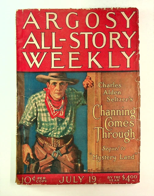 ARGOSY PART 3: Argosy All-Story Weekly Jul 19 1924 Vol. 161 #5 GD- 1.8 ...