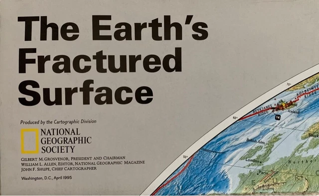 THE EARTH'S FRACTURED SURFACE EARTHQUAKE FAULTS MAP National Geographic ...