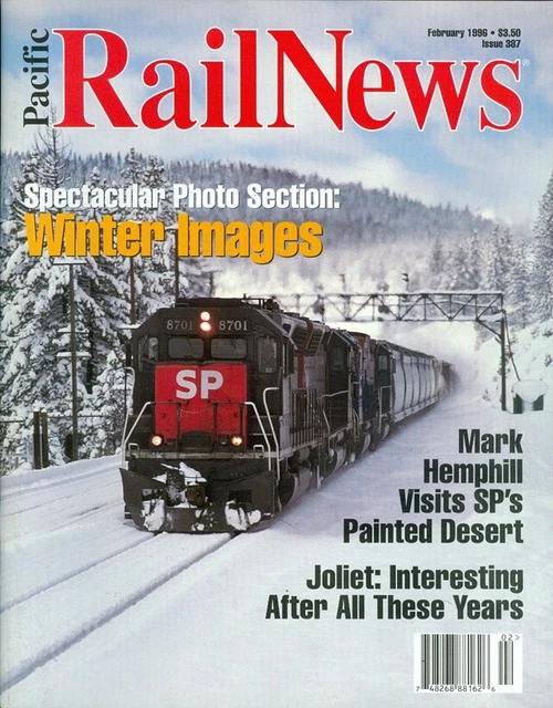 1996 PACIFIC RAIL News Magazine: February - Winter Images/SP's Painted ...
